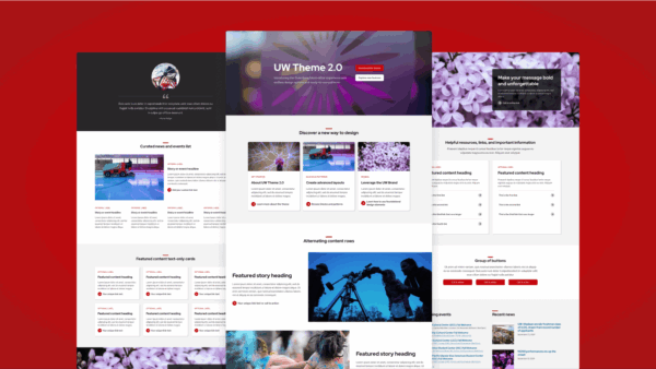 UW Theme 2.0 – UW-Madison's official block-based WordPress theme – UW ...