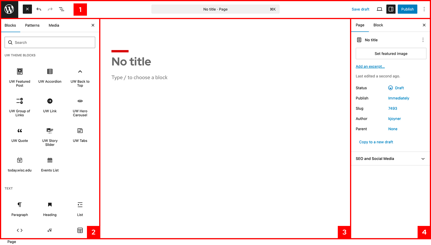 Building a Page – UW Theme 2.0 – UW–Madison